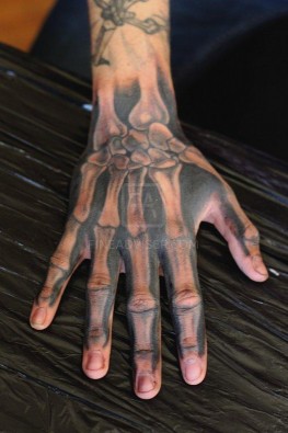 Skeleton Hand Tattoos - Photos of Works By Pro Tattoo Artists at theYou.com