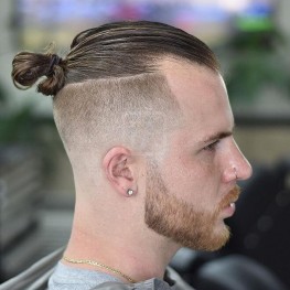 Cortes de pelo de hombres con cola de caballo - fotos de trabajo ...