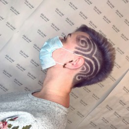 Haircuts with Patterns - Photos of Works By Pro Hairdressers at theYou.com