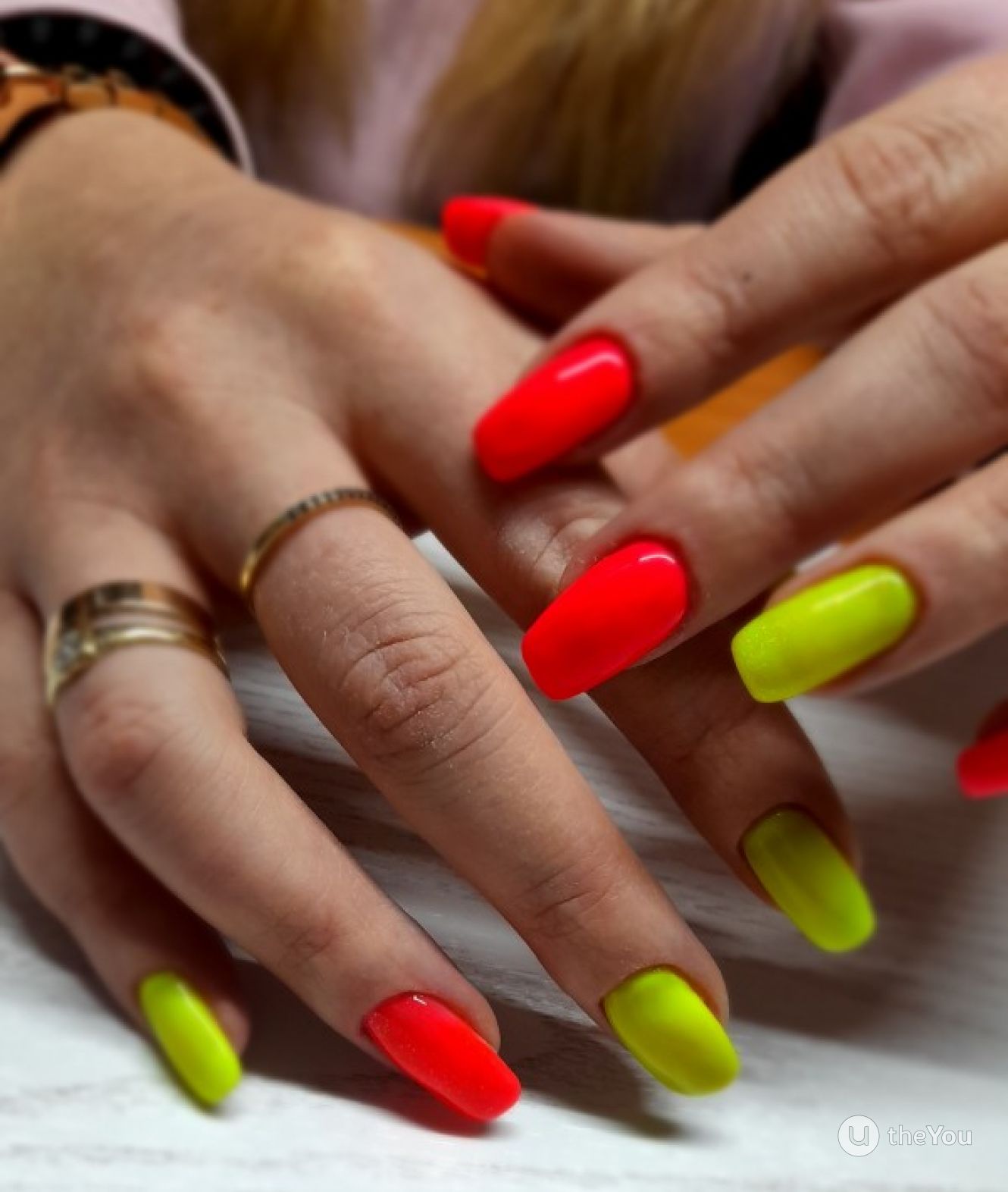 Long Neon Nails - Karina's work